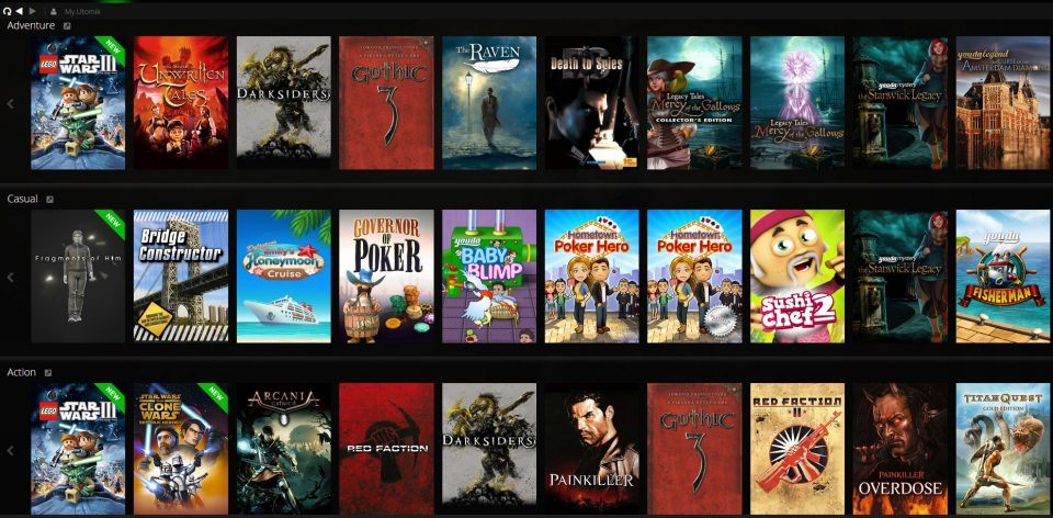 Utomik, el Netflix de los juegos, ya está disponible - Órbita Geek